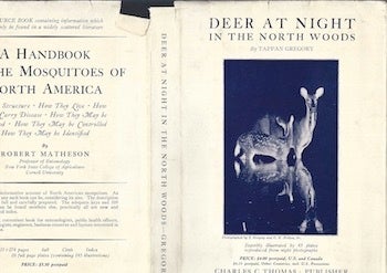 Deer at Night in the North Woods Dust Jacket Only, No Book | Tappan Gregory